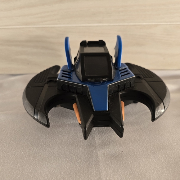 Toys | 208 Mattel Black Blue Batman Plane Batwing Bat Wing Jet | Poshmark